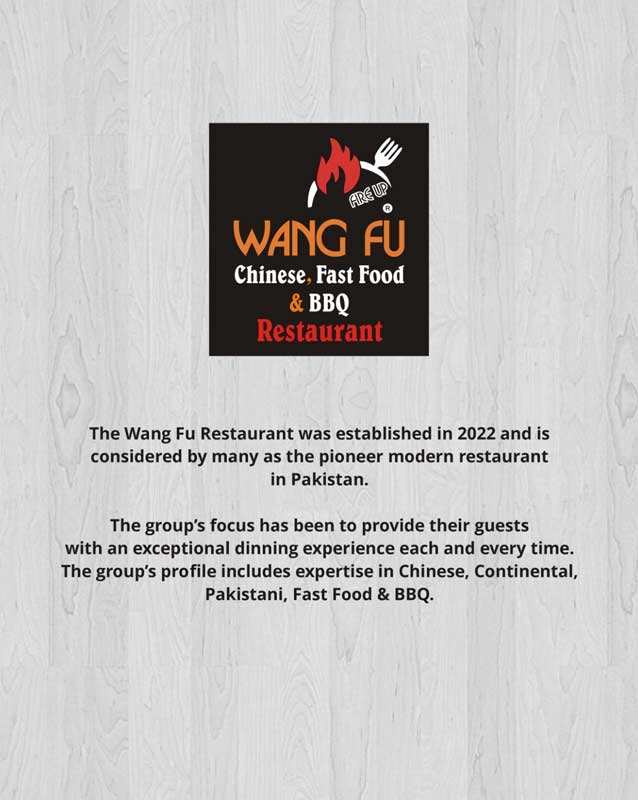 Wang Fu Restaurant - Best Restaurants in Pakistan | Menus, Deals & Reviews